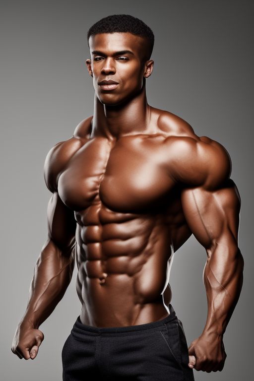 Toned Male Abs