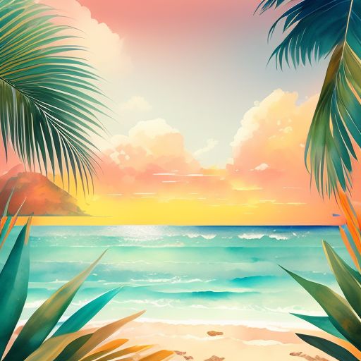 Tropical Beach Background