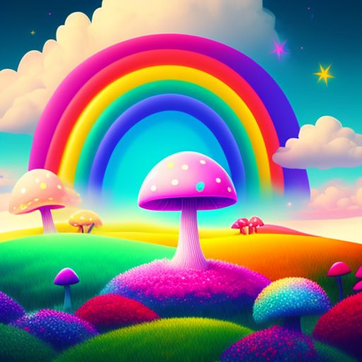 Rainbow Land Wallpaper