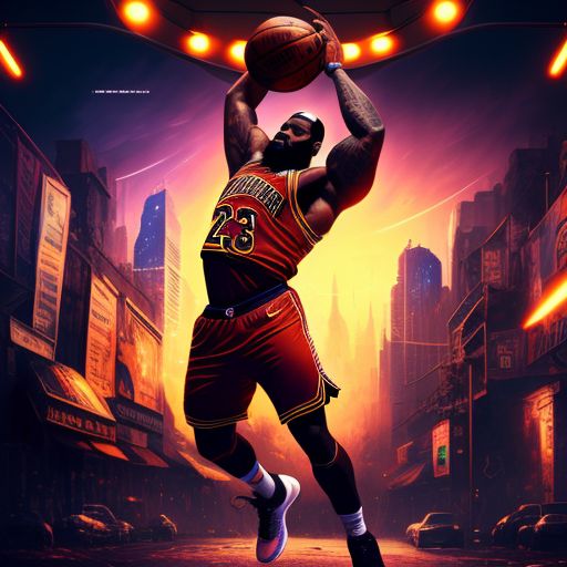 Lebron James 360 Dunk