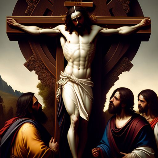 Jesus On The Cross Painting Renaissance