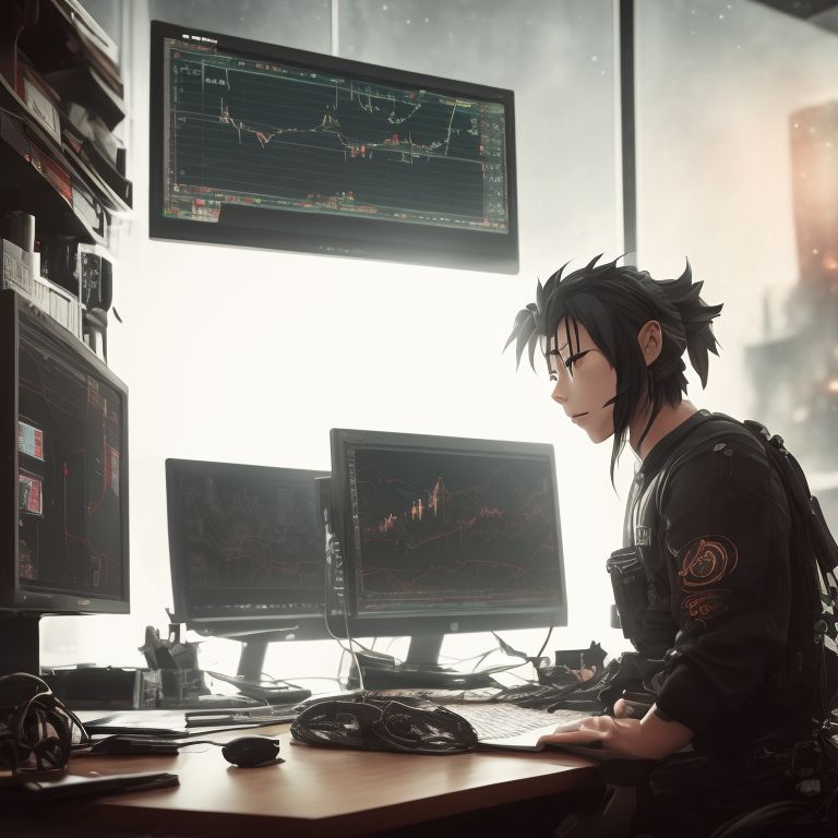 kimoi: An anime character in bedroom sitting at desk on his computer ...