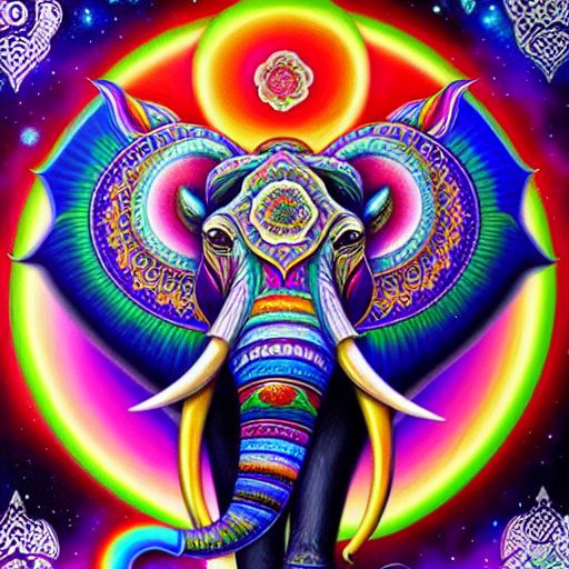 Trippy Elephant Backgrounds