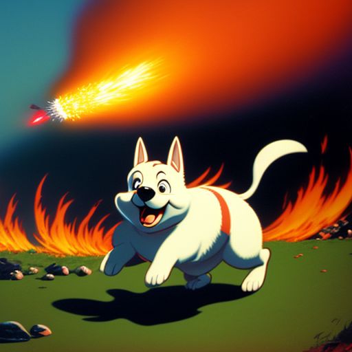 Fat Dogs Running