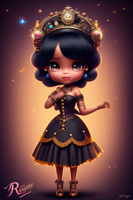 Disney Princess Alice Chibi