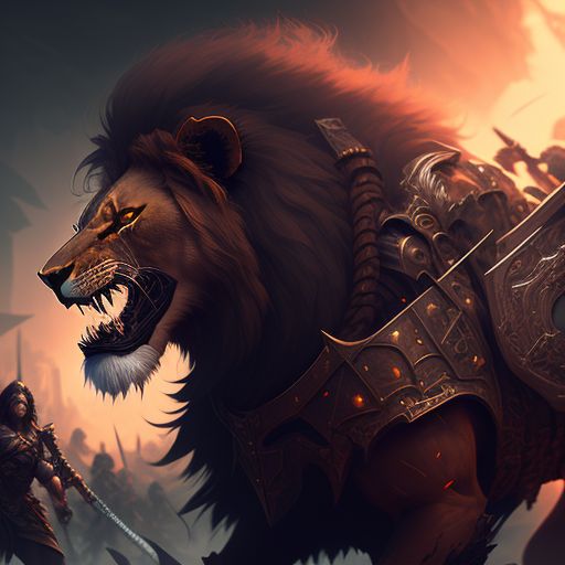 delayed-owl353: Lion barbarian