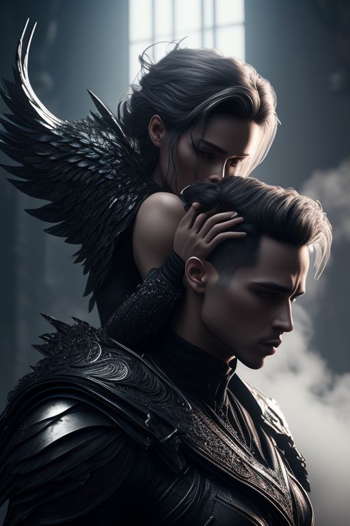 Female Fallen Angel Crying