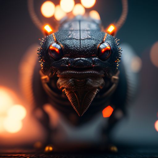 cold-dog307: Humanoid cockroach with muscular human body and menacing face