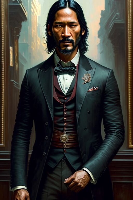 iRRATiONAL: Jose Rizal as John Wick holding an aspin dog.