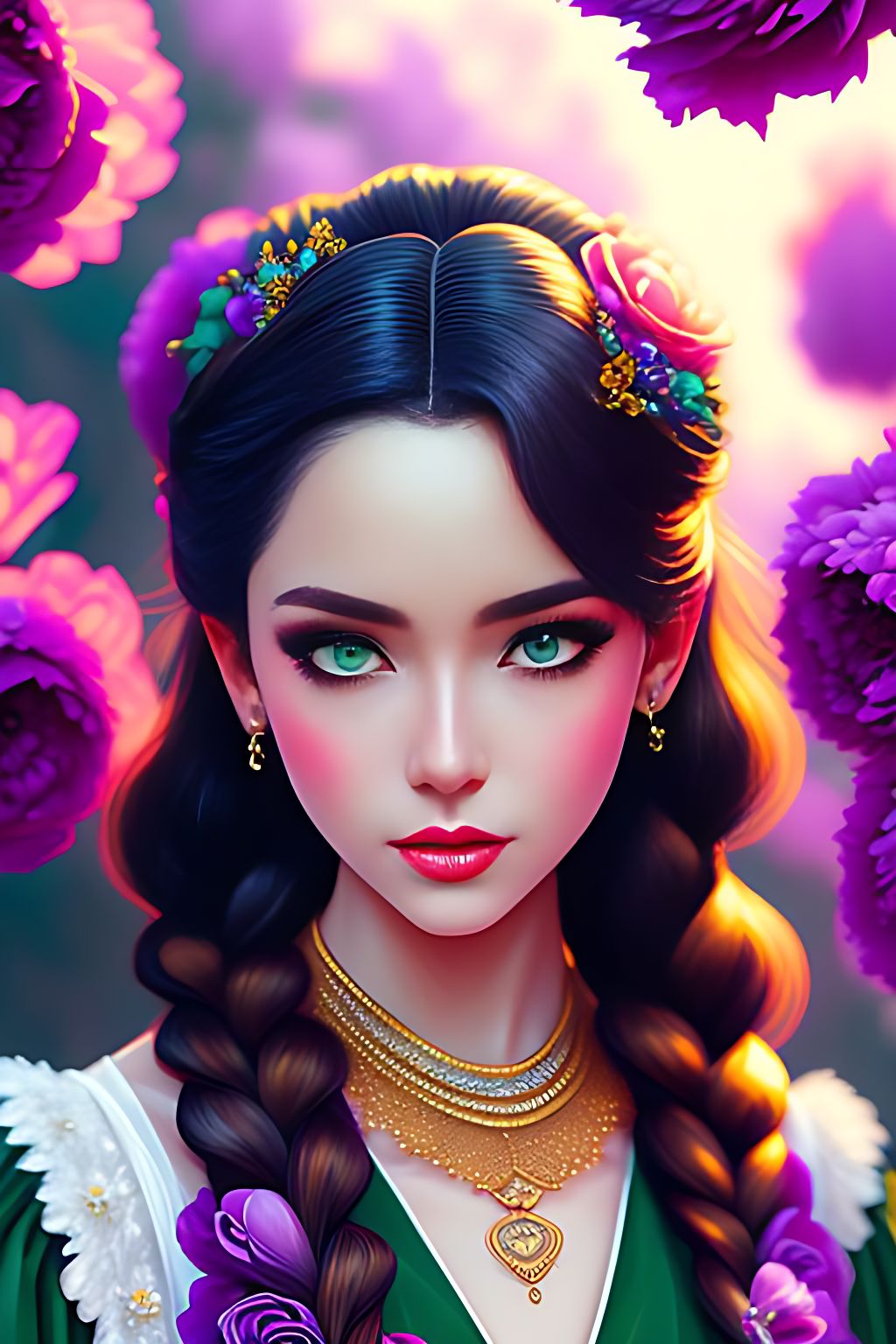 Disney Princess With Brown Hair And Green Eyes