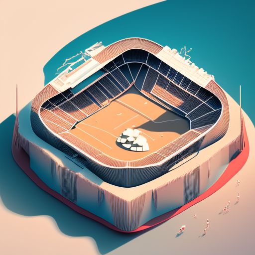 Baseball Stadium Lights Vector