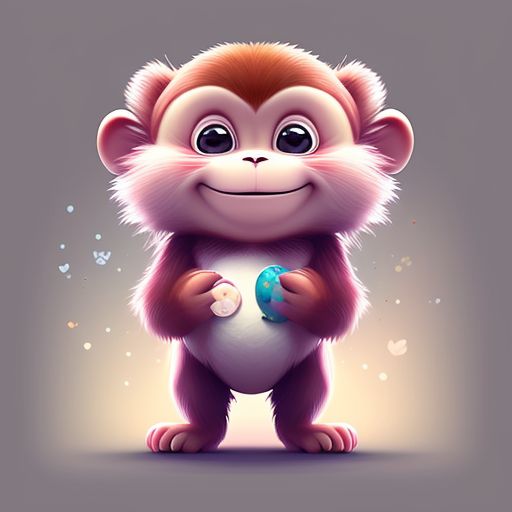 Waving Monkey Animation