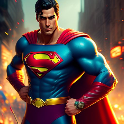 Superman Heroic Pose