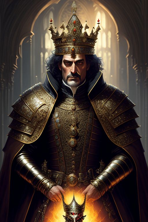 Medieval King Art