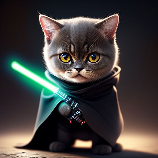Cute Animals With Lightsabers
