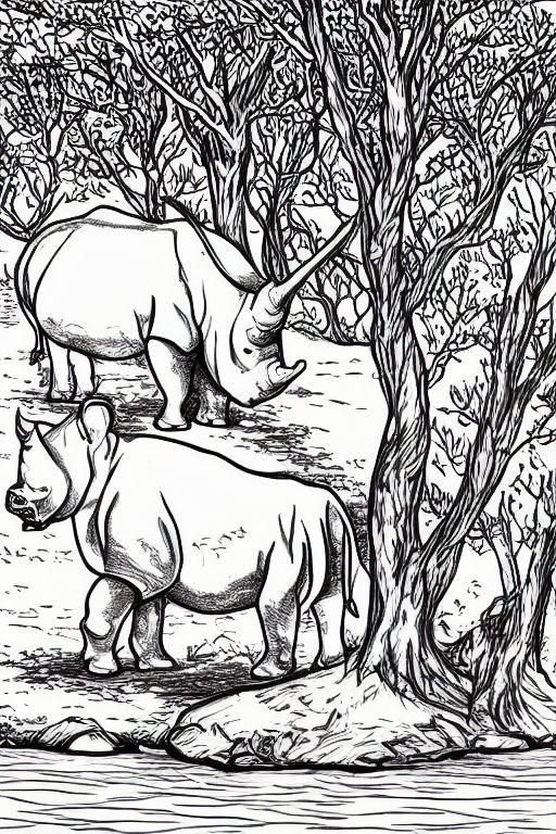 Realistic Indian Coloring Page