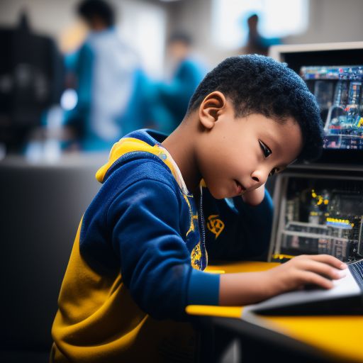 third-ferret467: Realistic Gritty photo of a children with dark blue ...