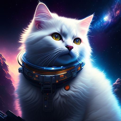 Cat Staring Into Space