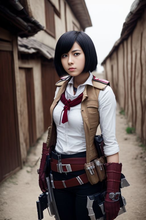 Mikasa Abs Cosplay
