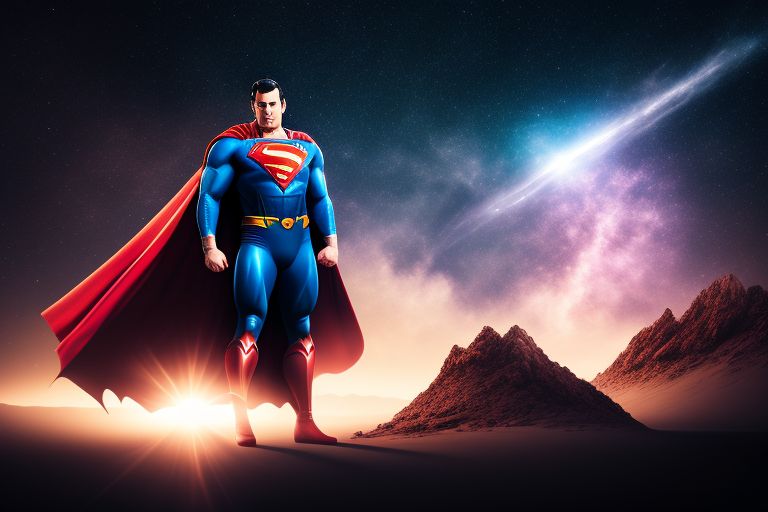 Superman In Space Wallpaper
