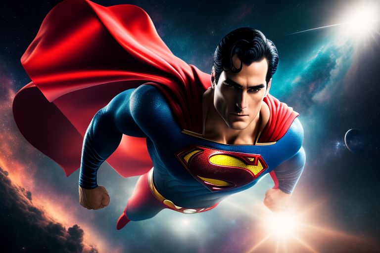 Superman Flying Pencil Drawings