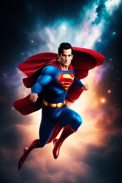 Superman Flying Pencil Drawings