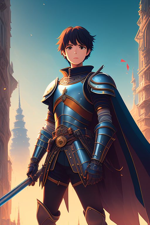 Icarus17: Ultra detailed meieval knight, perfect detailed face, full ...