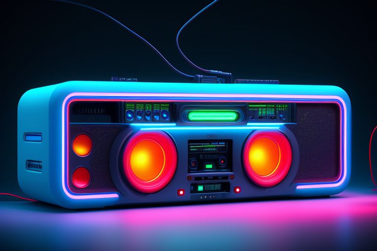 jumpy-zebra509: futuristic boom box