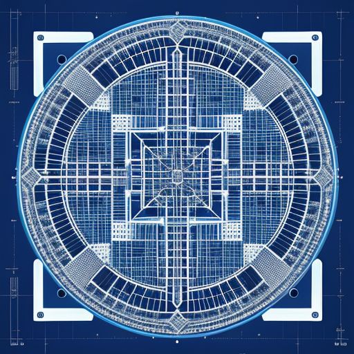 Arc Reactor Blueprint Wallpaper