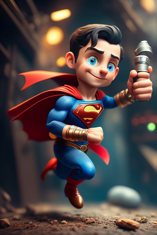 Superman Cute Background