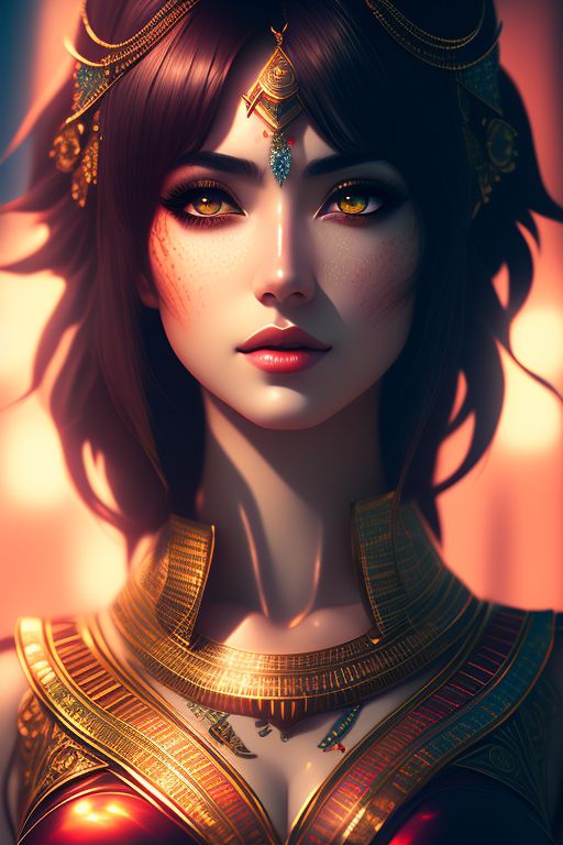 ErmMonz: half body portrait of Cleopatra, photo realistic, textured ...