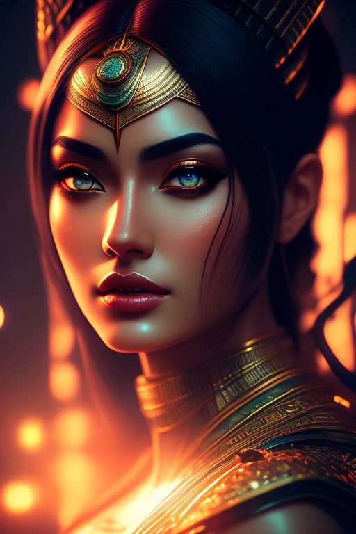 ErmMonz: half body portrait of Cleopatra, photo realistic, textured ...