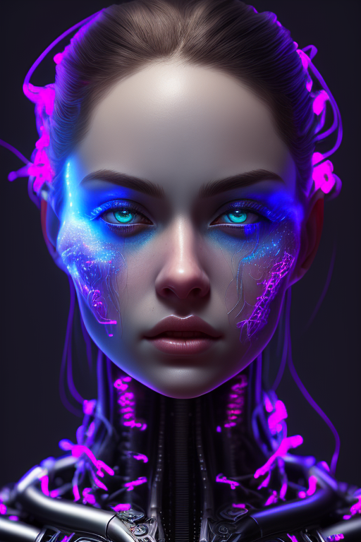 heathercooper: complex 3d render portrait ultra detailed of a beautiful ...
