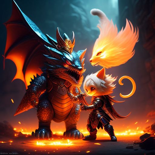 worried-jay153: a largest scary monster dragon of fire is attacking to ...