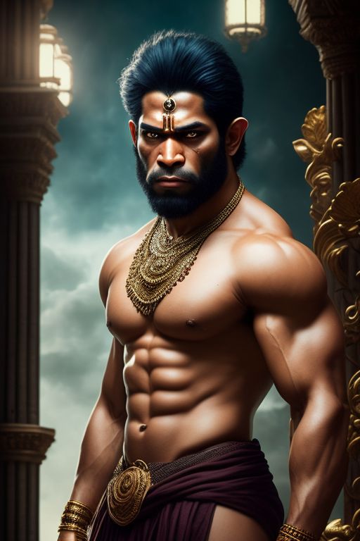 Real Lord Hanuman Body