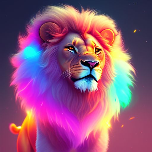 Glowing Lion