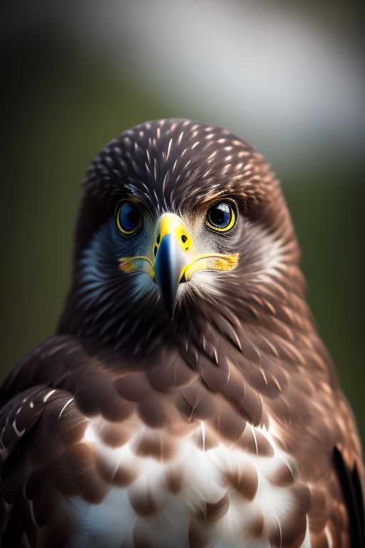 Cute Baby Hawk