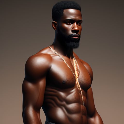 Fit Black Men Body