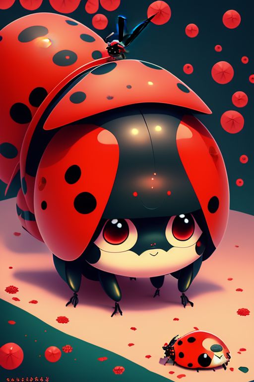 Cute Ladybug Wallpaper