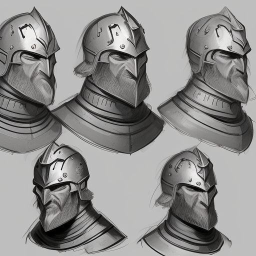 Knight Helmet Concept Art