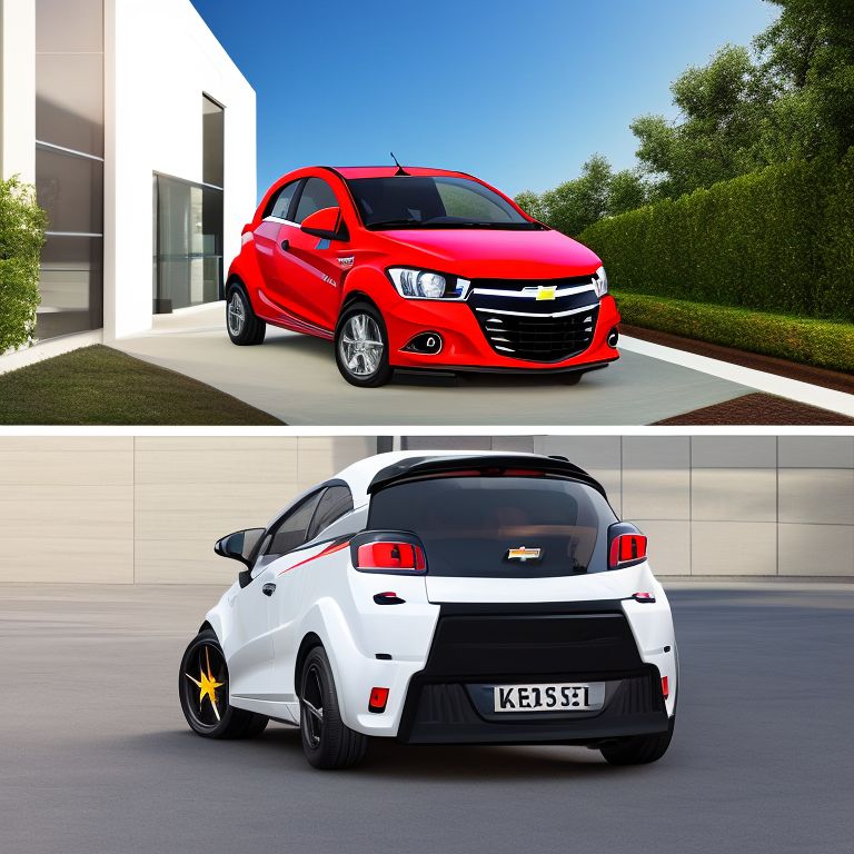 late-sheep826: sticker, Cartoon cute car GM Chevrolet onix ltz red ...