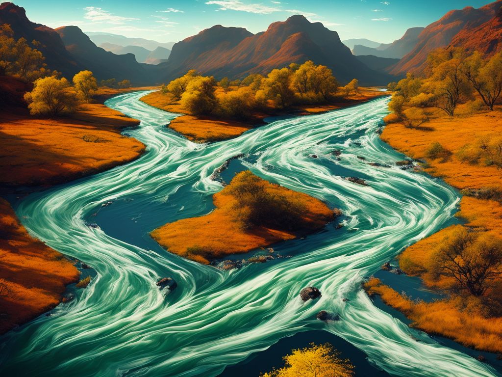 grown-wolf993: The long river meanders gracefully through the landscape ...