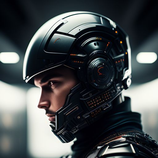 Cyborg Motorcycle Helmet