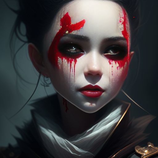 Vampire Crying Blood