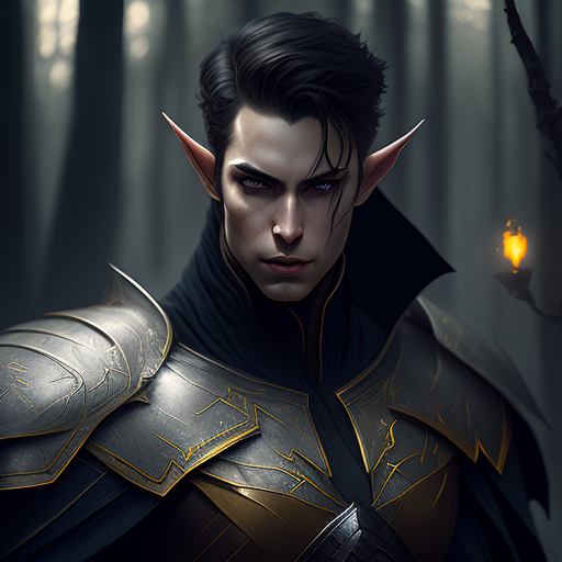Shorthaired Male Elf