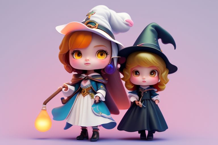 anxious-wolf767: a super cute witch,wearing wizard suit ,big watery ...