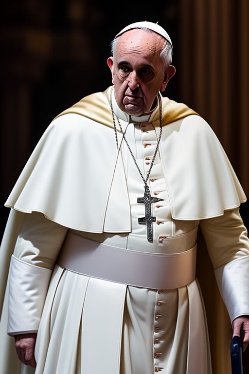 wide-gazelle794: Pope Francis as batman, wrinkled, ultra detailed ...