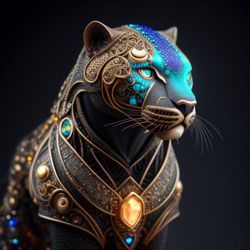 Caesda: Fusion of Steampunk Panther, Shining Armor and Gems ...