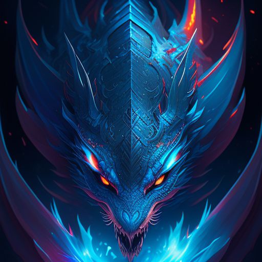 Cool Blue Dragon Wallpapers