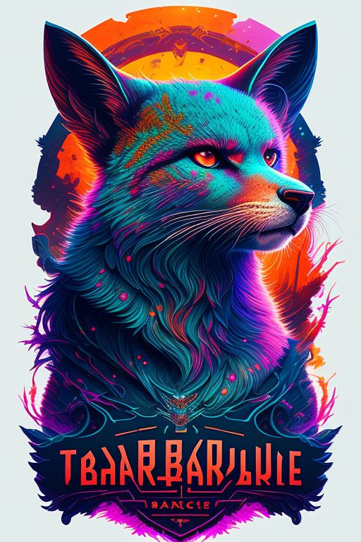 CHRISTIEMAELLY: furry character logo illustration for t-shirt and white ...